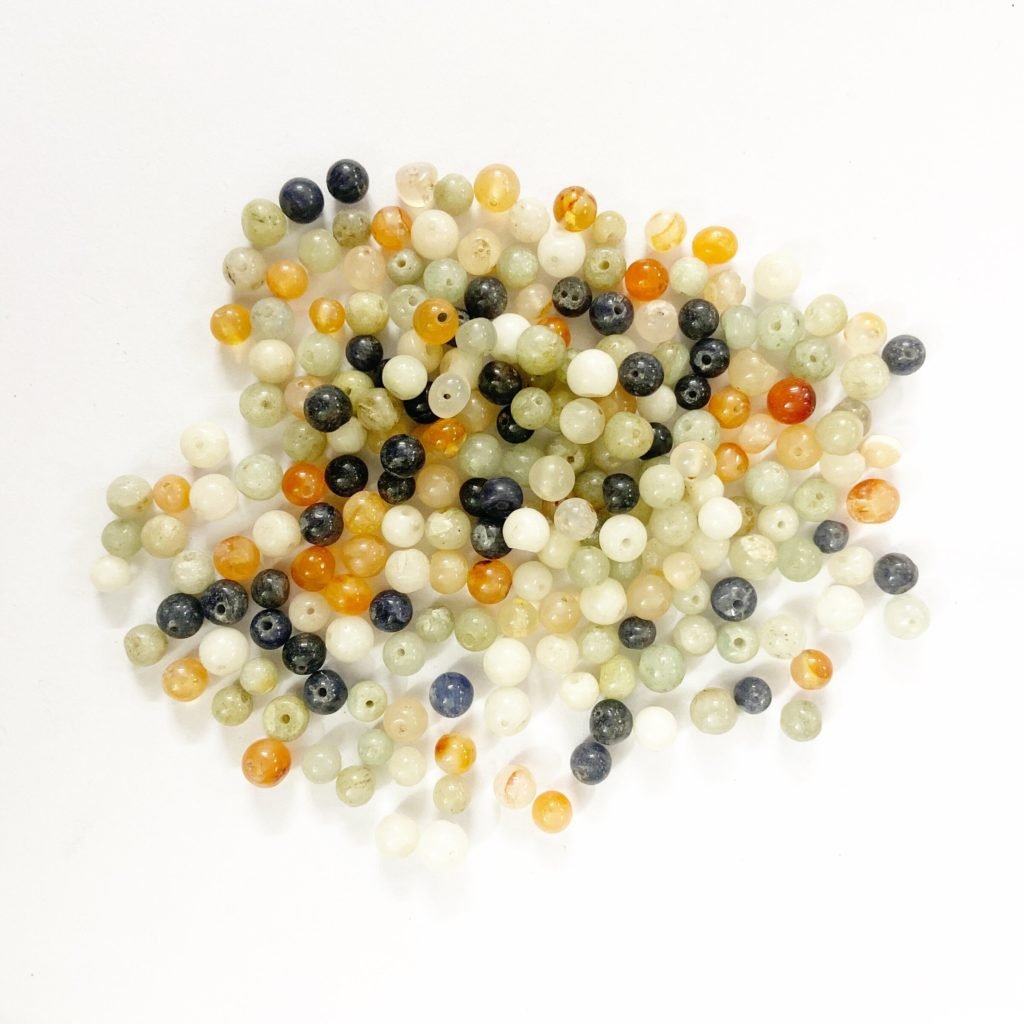 White Joint beads Line – Craftrootsindia