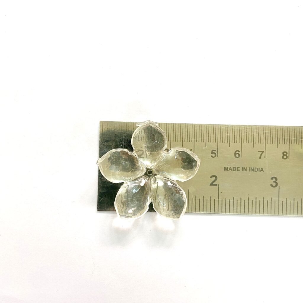 Transparent Flower Spacer – Craftrootsindia