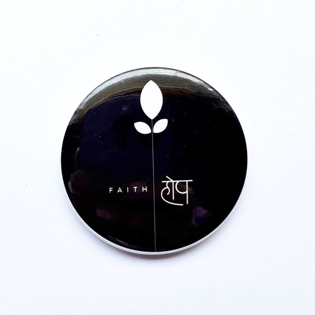 Faith – Hope – Badge – Craftrootsindia